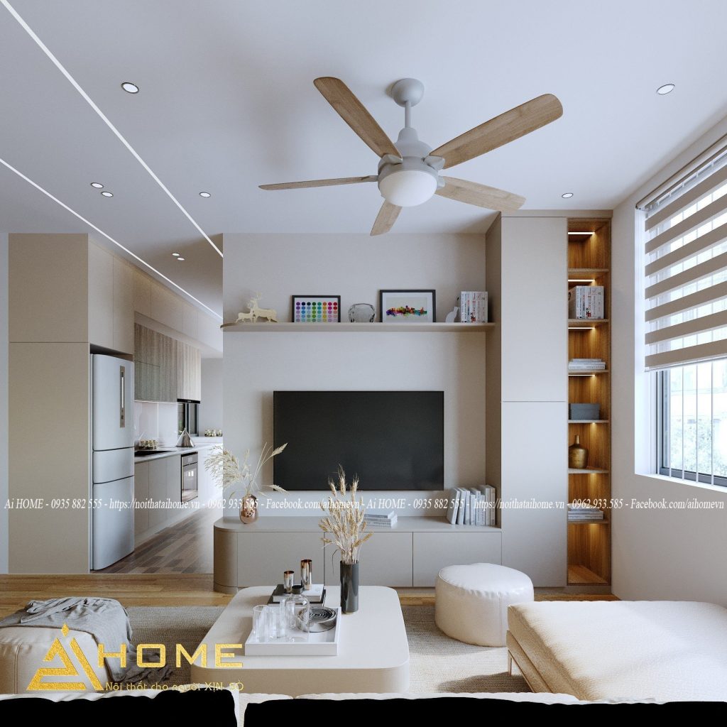 Thiết kế căn hộ chung cư 57m2 – Cô Nga – Hải Dương – Thiết Kế Nội Thất ...